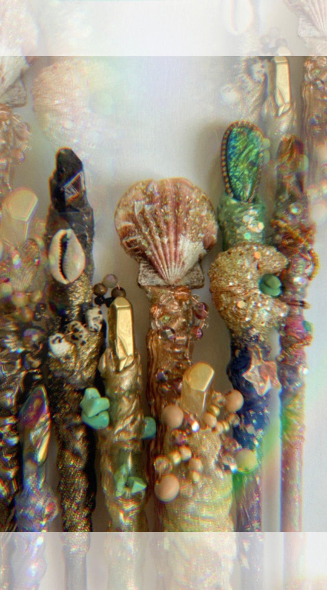 Handcrafted Magical Wands, Crystal Wands, Seashell Wands, Witch Wands ...