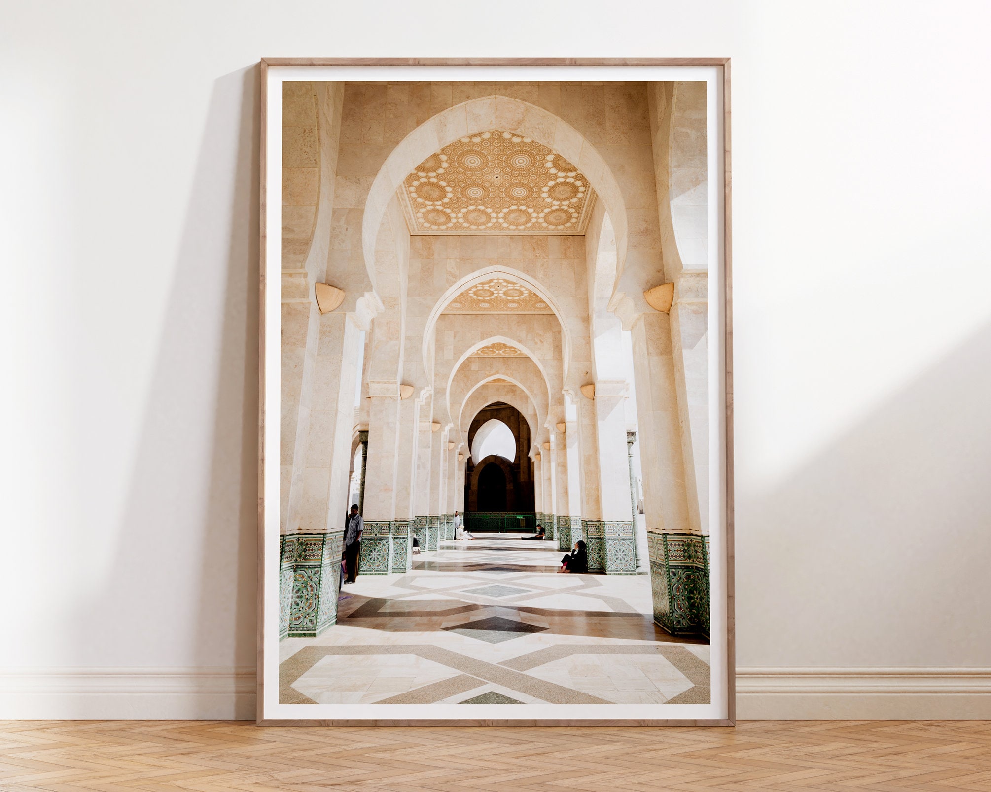 Morocco Reflections Print, Neutral Architecture Prints, Modern Boho ...