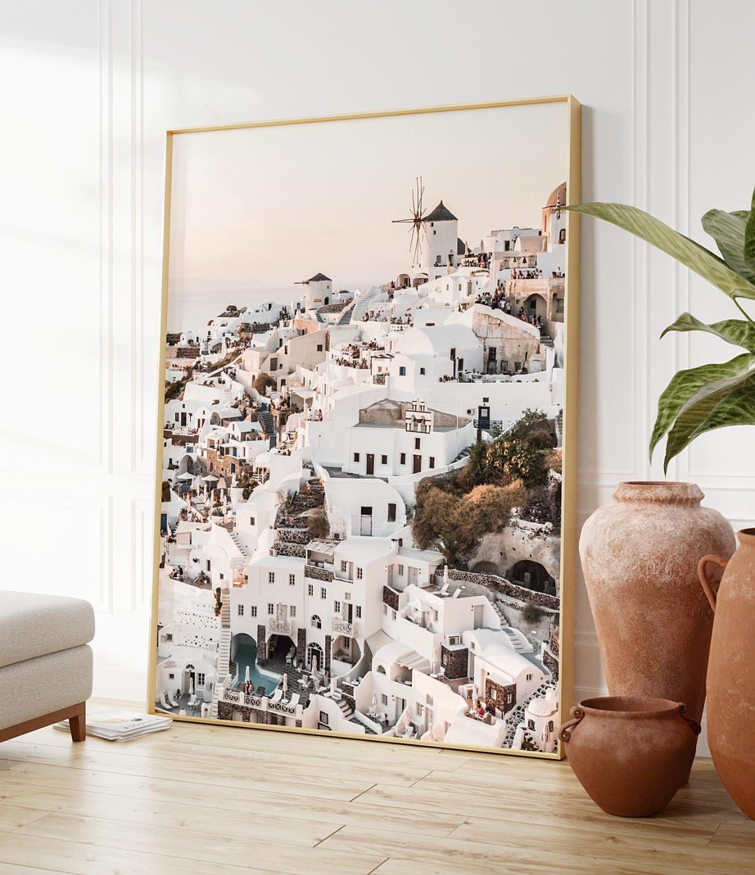Greece Art Prints, Santorini Wall Art, Santorini Print, Santorini ...