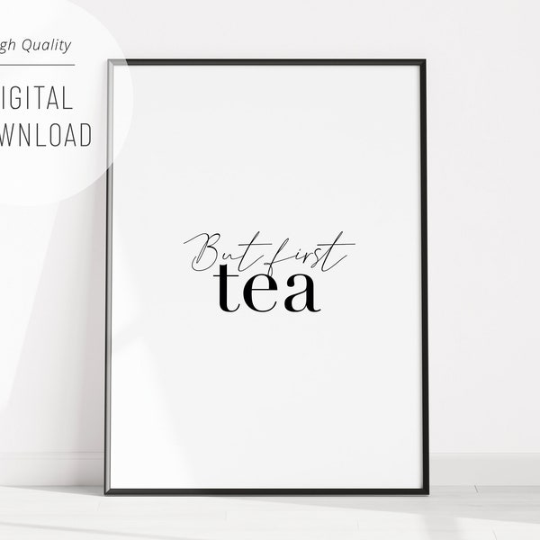 But First Tea - Etsy
