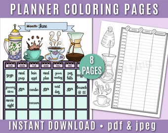 Coloring to Do List - Etsy
