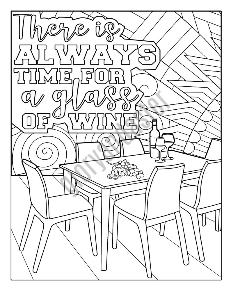 Free Printable Wine Coloring Pages Coloring Pages