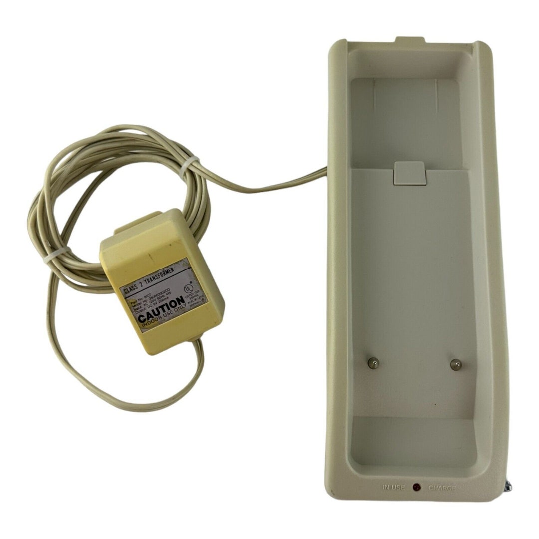 Vintage Phone Charger for a Wireless Cordless Landline Phone Tan Retro ...