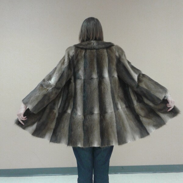 Nutria Fur Coat - Etsy