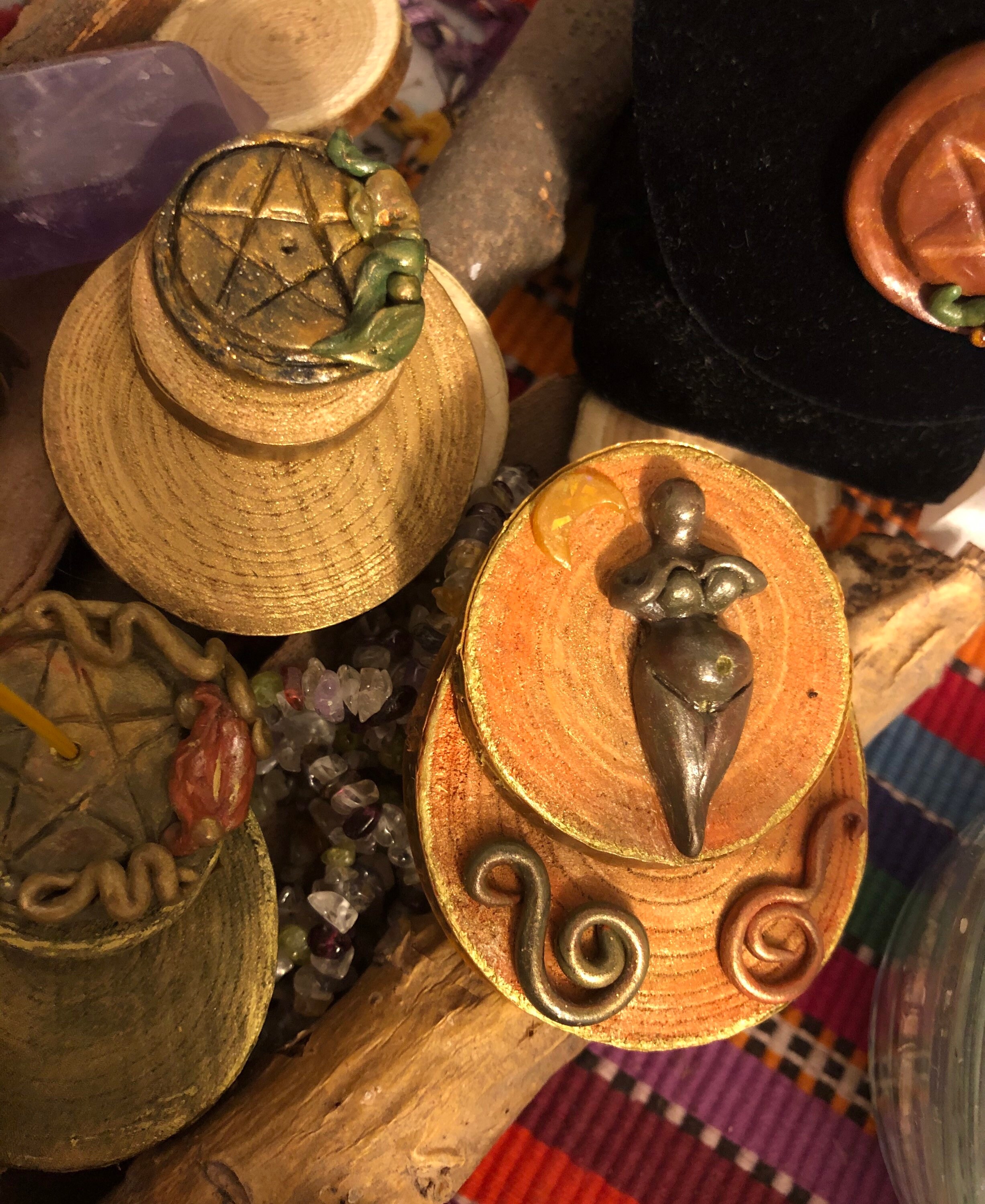 Pentacle Incense Holder, Altar, Ritual Tools. Ancient Protection Symbol ...