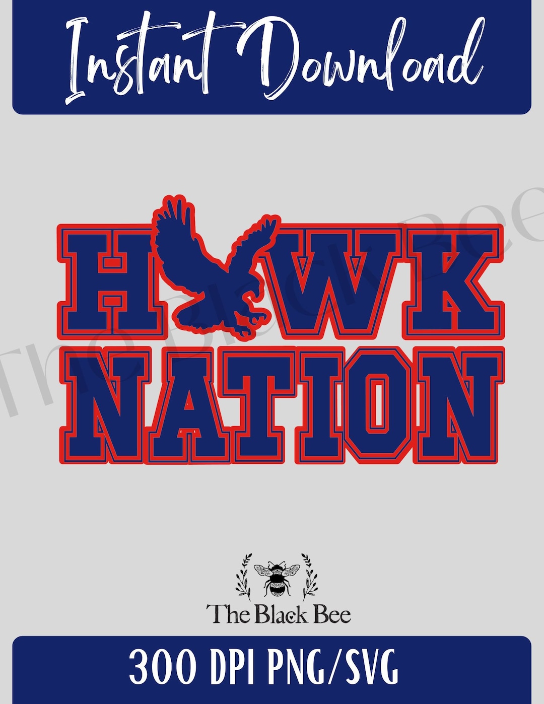 Custom Hawk Nation School Spirit PNG SVG - Etsy