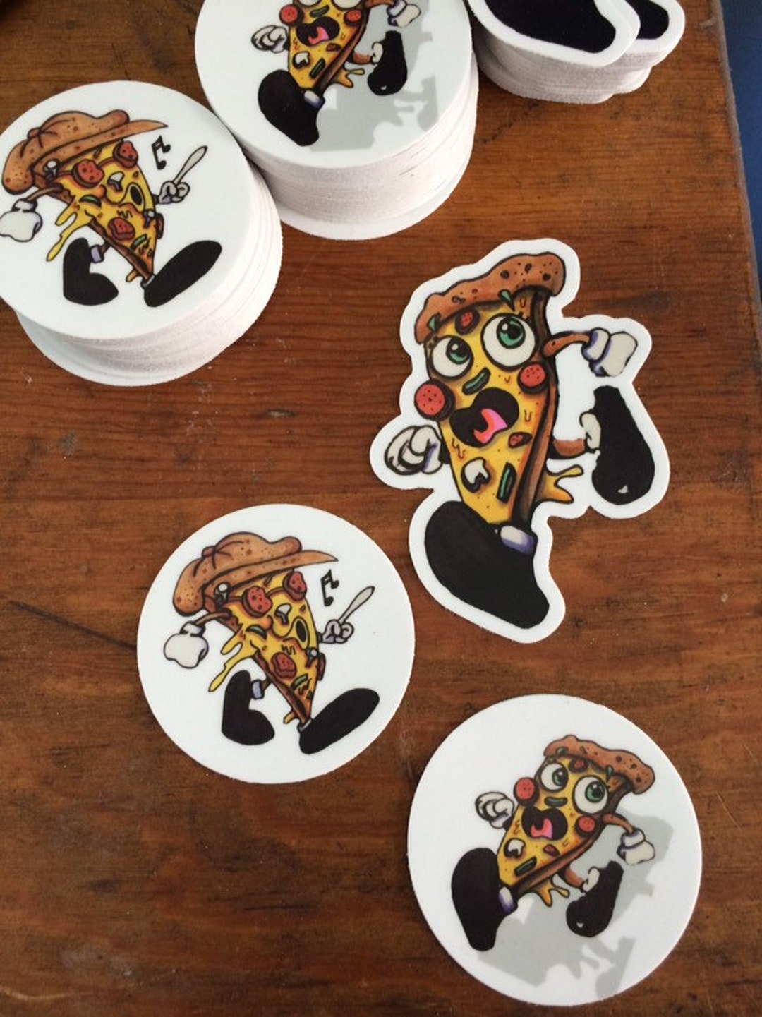 Pizza Pals Trio Sticker Set - Etsy