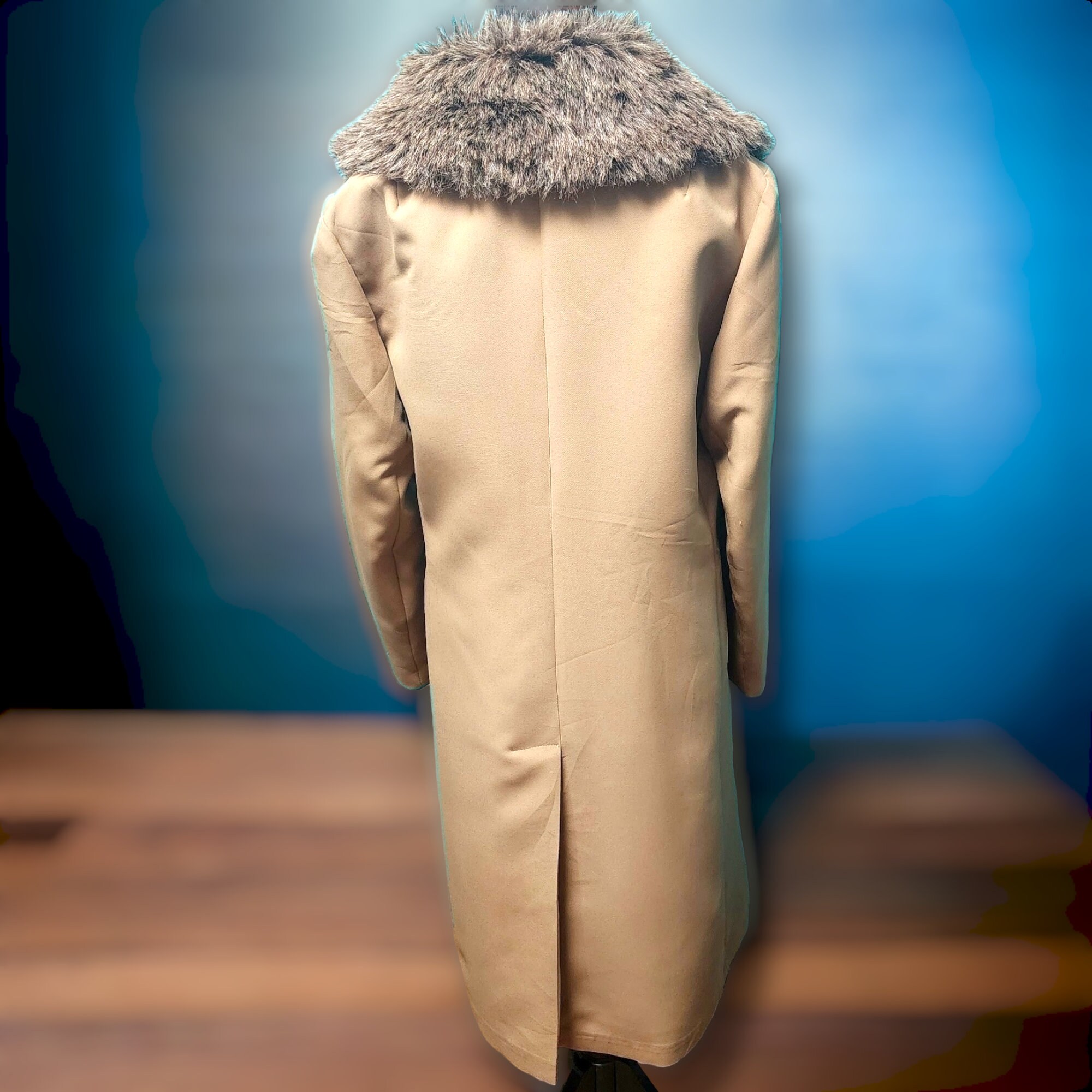 Vintage London Fog Fur Coat Sz 12 Peacoat With Plaid Wool Lining C.1970s - Etsy