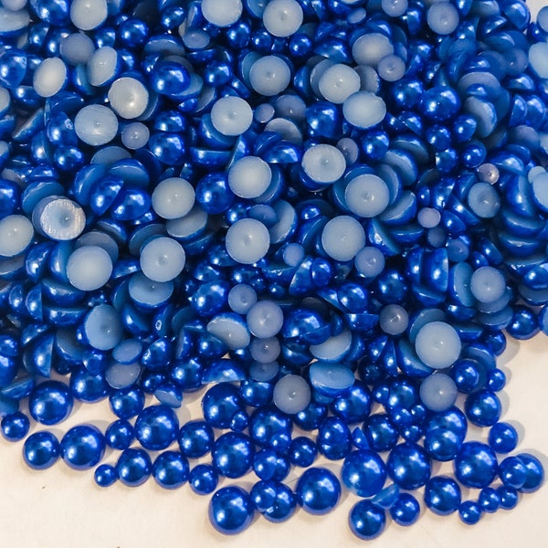 Royal Blue Pearls - Etsy