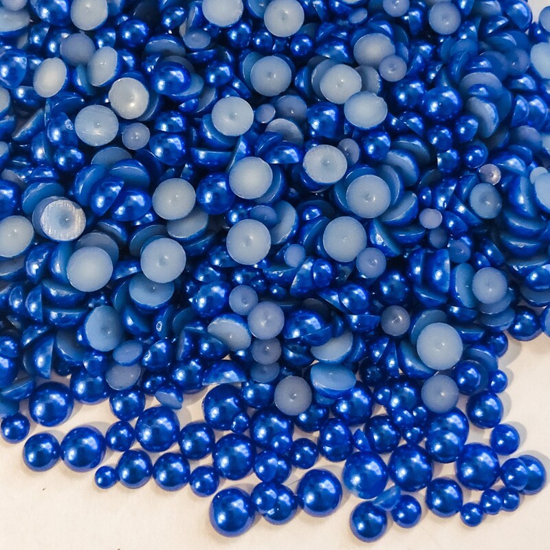 Royal Blue Pearls - Etsy