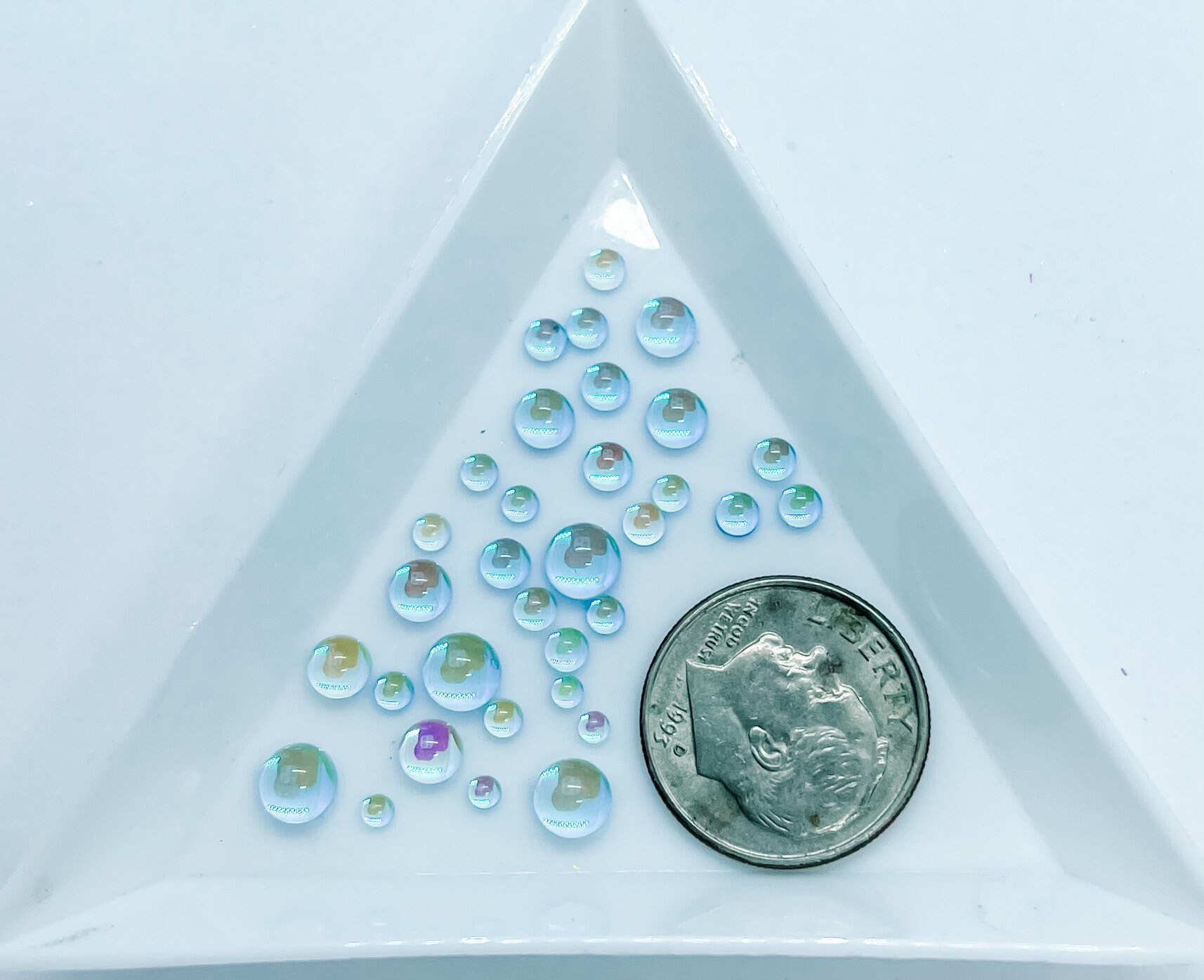 Powder Blue MIXED Sizes Mermaid Tears Dome Water Drop Drip | Etsy