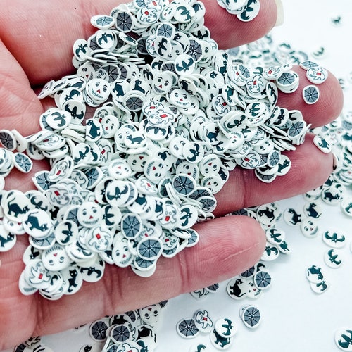 Mixed Bat Bats Halloween Black Green Slime Polymer Clay Slice | Etsy