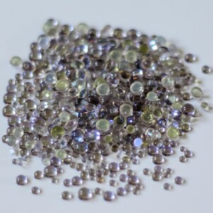 Ghost Purple Mermaid Tears Rhinestone Glass Flatback Bubble, Water Drop ...