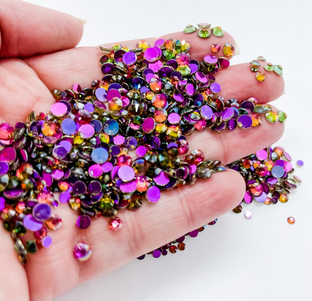 1440 Pieces Mix MIXED Sizes Celestial Rainbow Flatback Flat Back ...