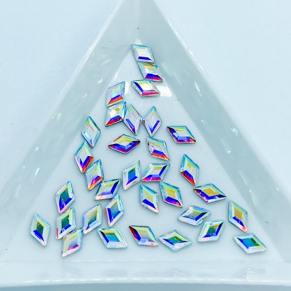 Rhombus Flatback Rhinestones - Etsy