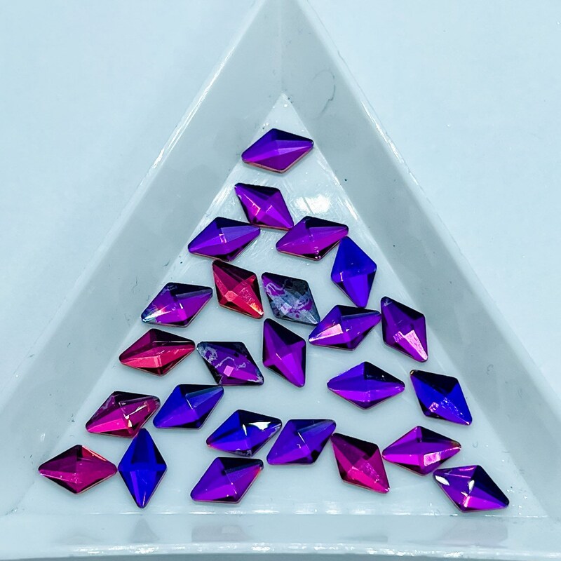 Rhombus Flatback Rhinestones - Etsy