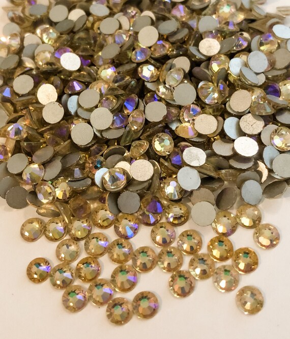 Purple Flare Sparkle Flatback Flat Back Rhinestone Rhinestones | Etsy