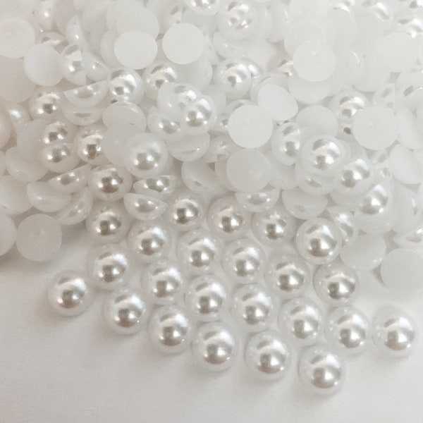 Flat Back Pearls - Etsy