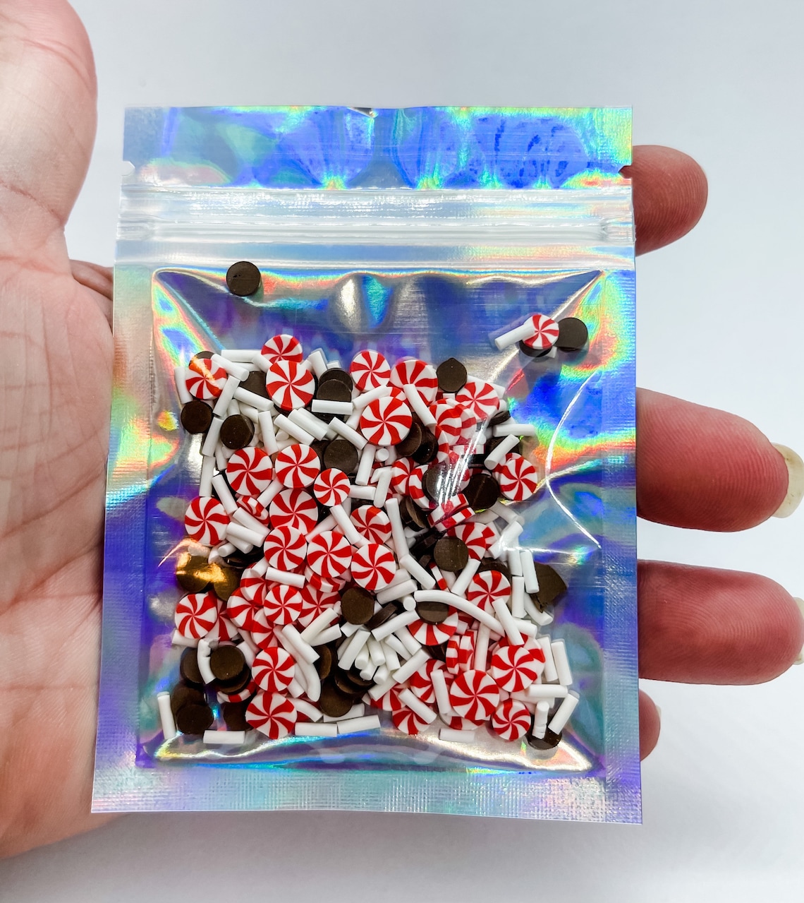 Pinwheel Chocolate Sprinkles Peppermint Christmas Holiday | Etsy