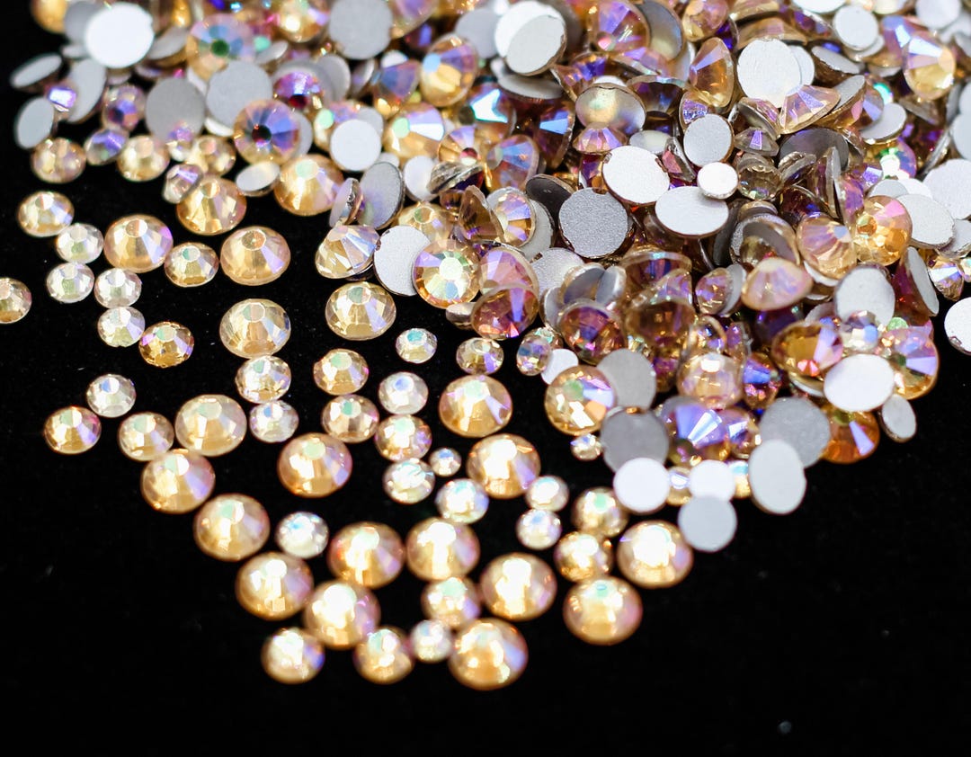 Purple Flare Flatback Rhinestone Flat Back 1440 Pc MIX Bag Dance ...