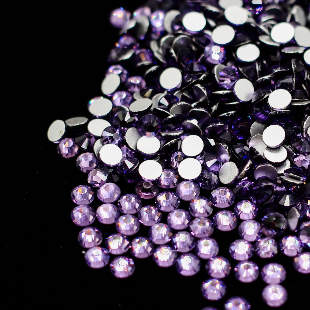 Violet Flatback Rhinestone Purple Flat Back Dance Costume DIY ...