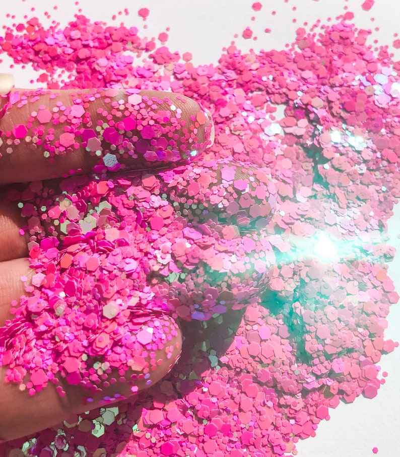 Charmer Hot Pink Chameleon Color Changing Shift Chunky Poly | Etsy