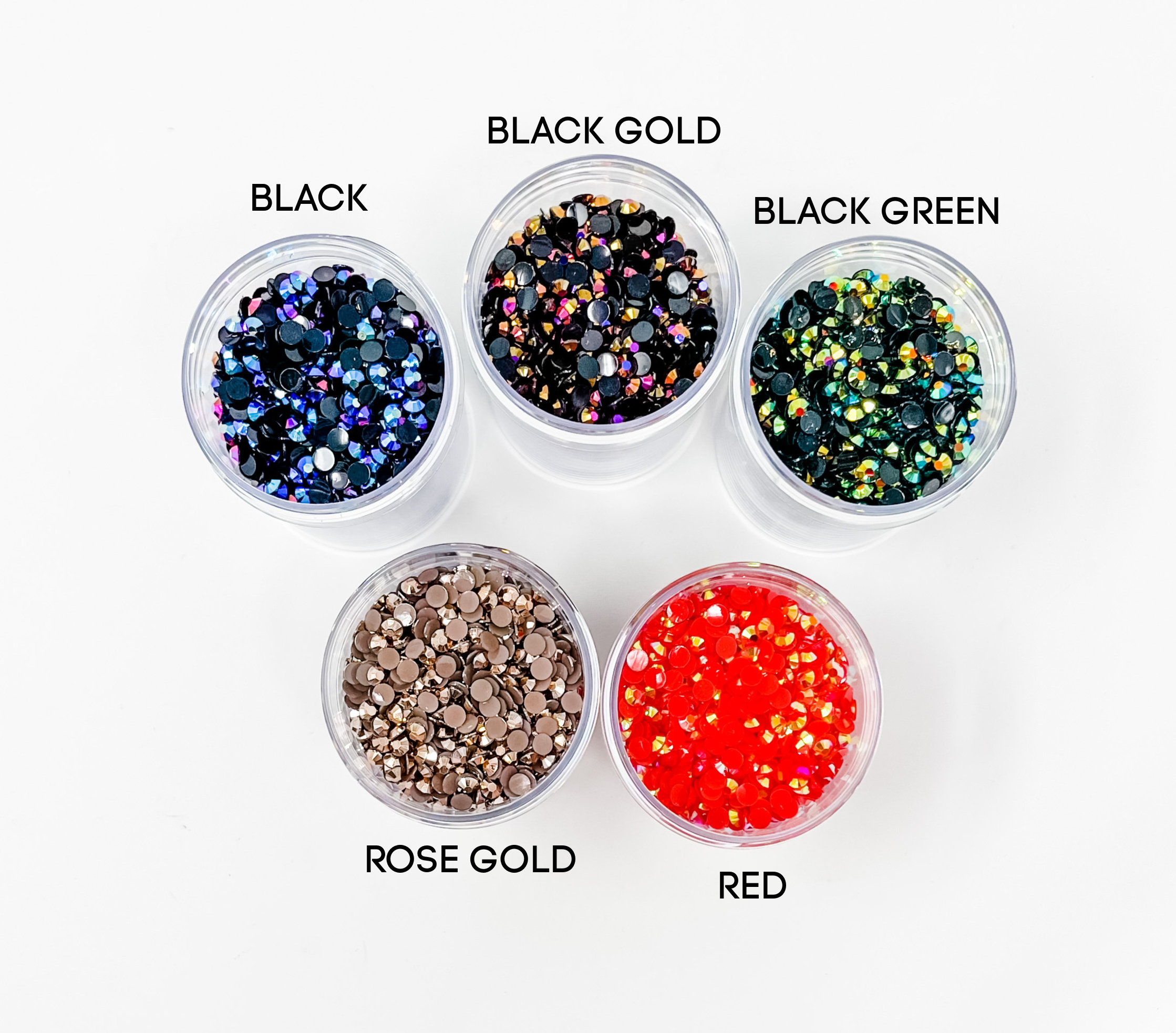 5MM SS20 Cup Jelly Resin Rhinestone JAR 1oz 2oz 4oz - Etsy