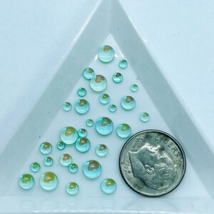 Green MIXED Sizes Mermaid Tears Dome Water Drop Drip Bubble Shaped ...