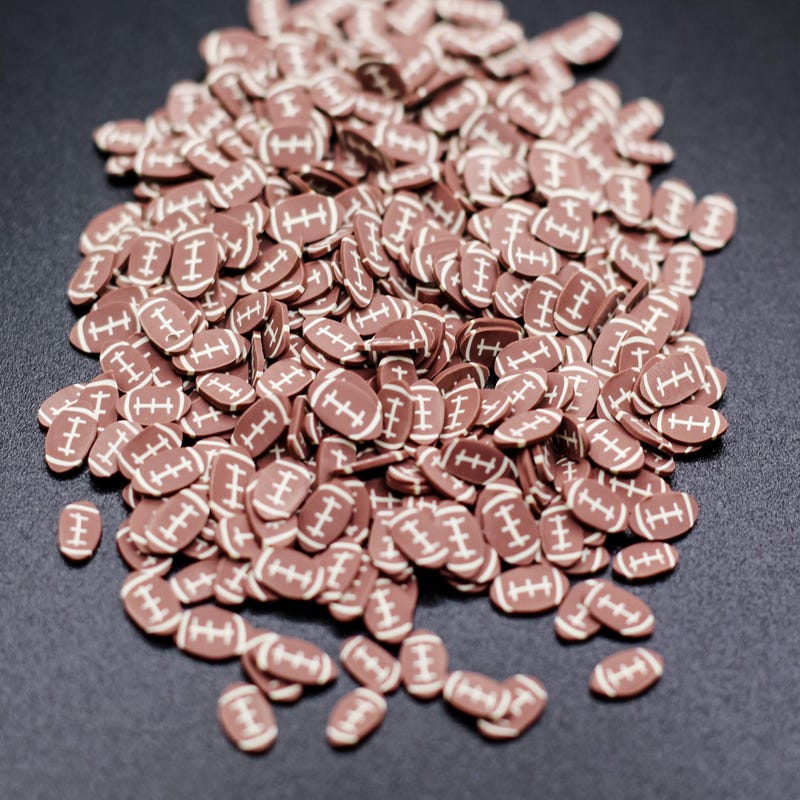 Football Glitter Clay - Etsy