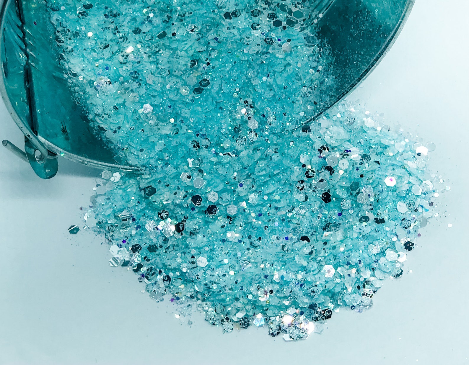 Icy Cold Winter Ice Snow Chunky Poly Glitter Mix for Glitter - Etsy