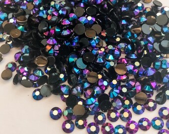Lavender Purple AB Resin Jelly Rhinestone Rhinestones Non Hotfix ...
