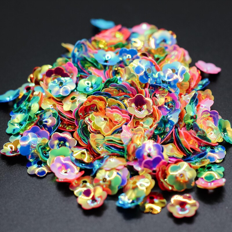 Sequin Flowers - Etsy