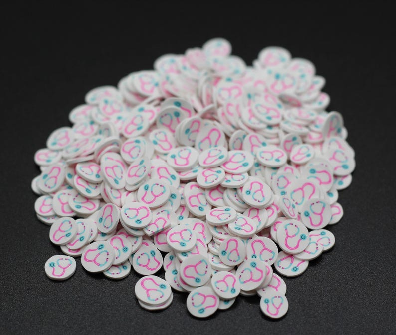 Stethoscope Polymer Clay Slice for Snowglobe Tumblers, Slime, Hair Gel ...