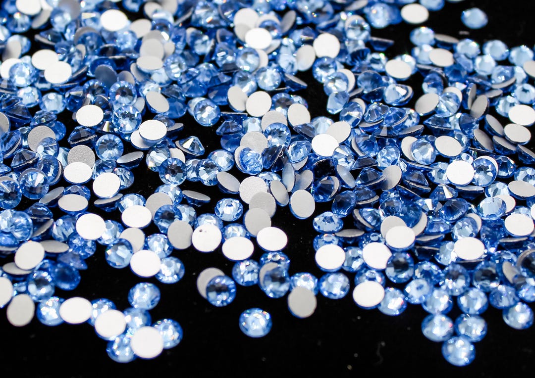 Sapphire Flatback Rhinestone Blue Flat Back Dance Costume DIY ...