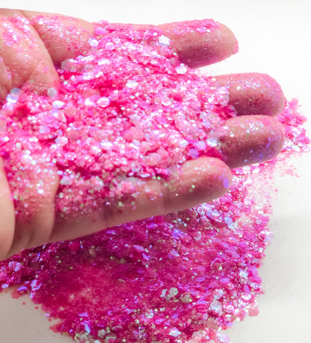 Punchy Pink Chunky Poly Glitter Mix for Glitter Epoxy Tumblers Ships ...