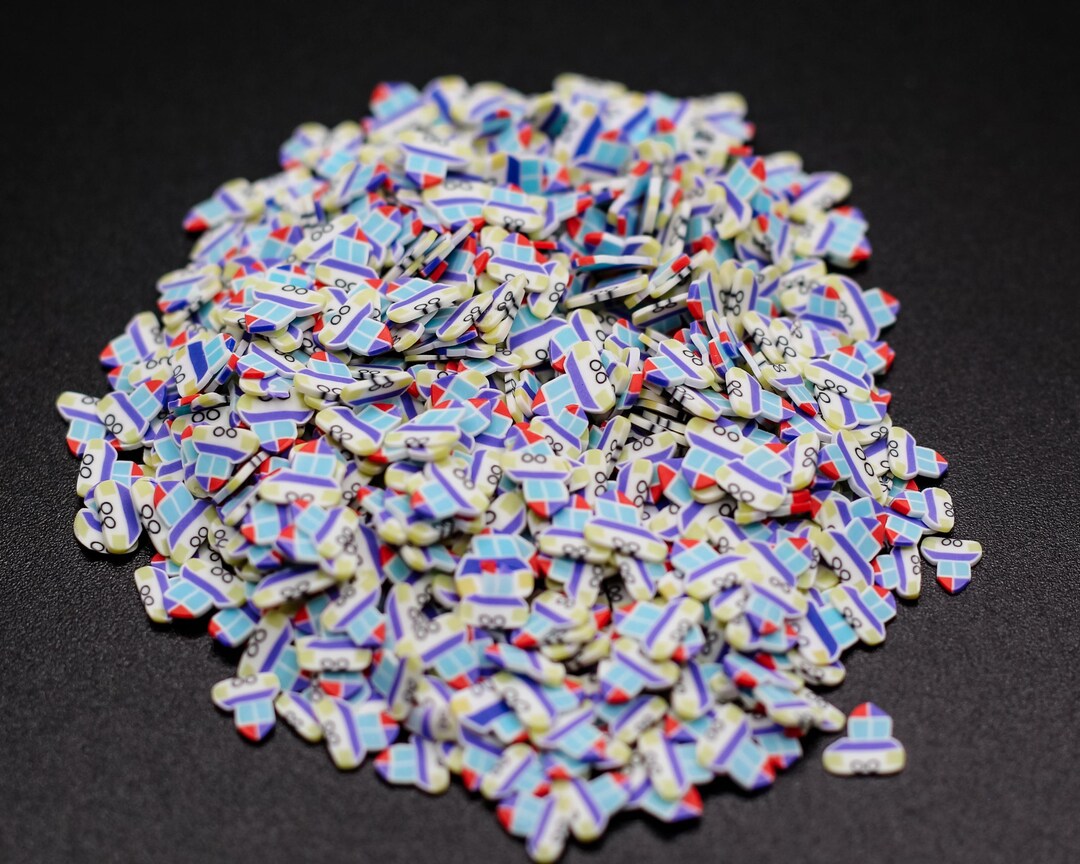 Police Car Polymer Clay Slice for Snowglobe Tumblers, Slime, Hair Gel ...