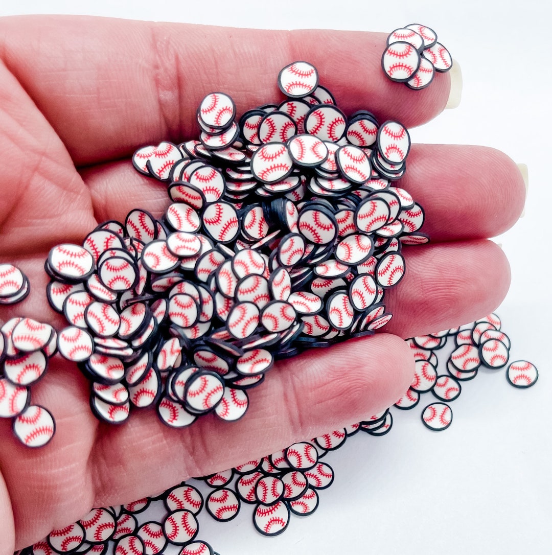 Baseball Base Ball Sports Mom Love Slime Polymer Clay Slice for ...