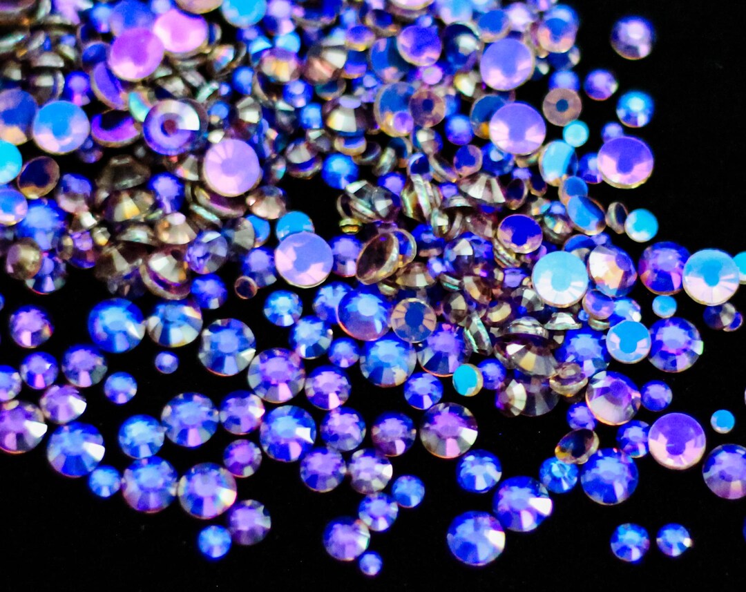 Celestial Purple Flatback Rhinestone Flat Back 1440 Pc MIX Bag Dance ...