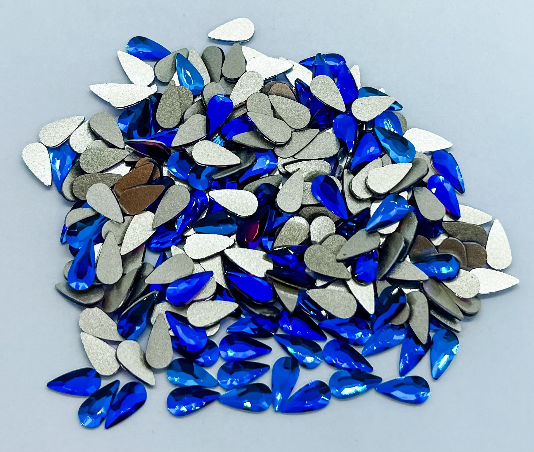 4x8mm Teardrop Tear Drop Blue Flame Color Changing Shape - Etsy