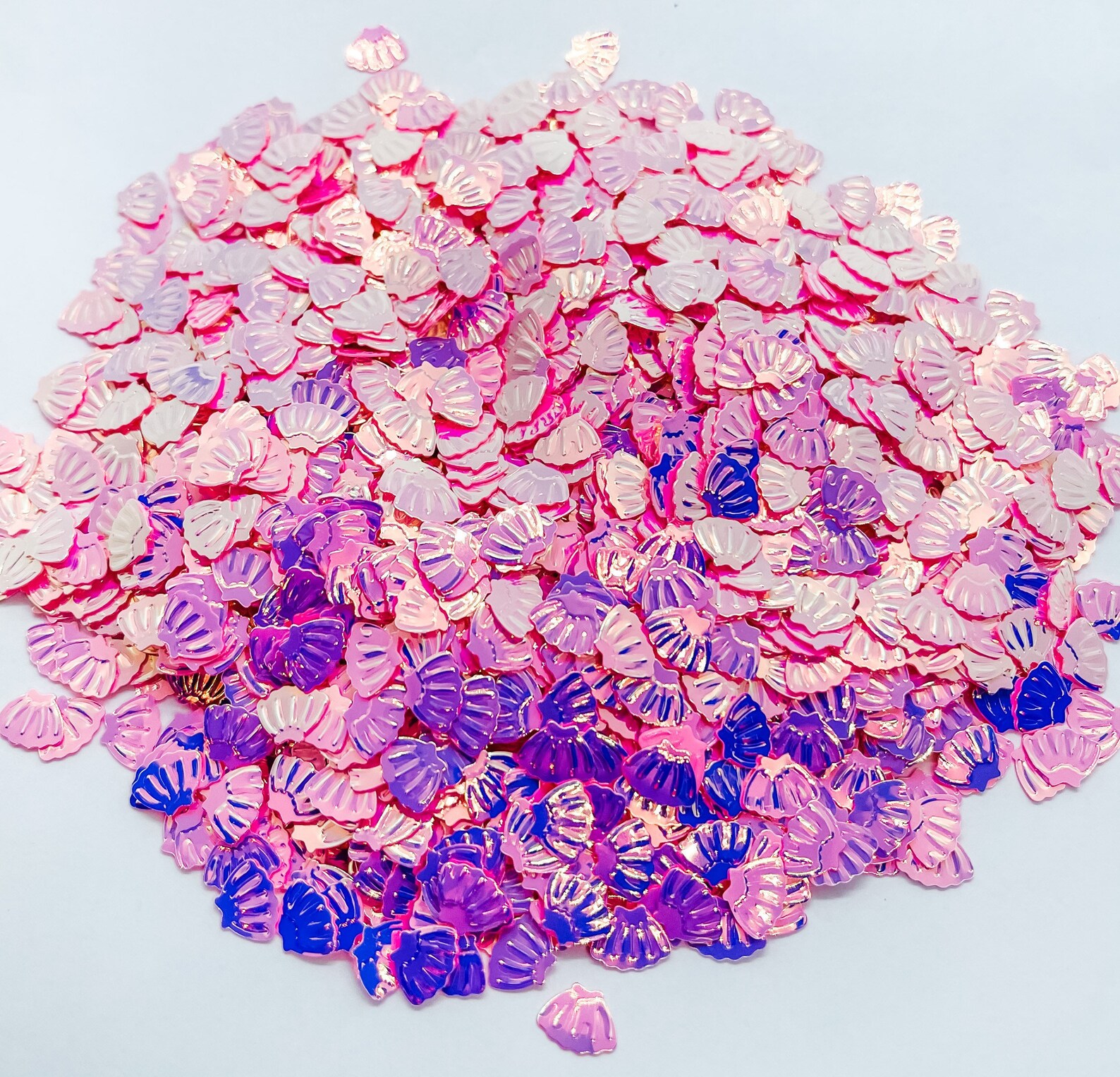 Golden Light Pink Iridescent Mermaid Scale Sea Shell Oyster - Etsy New ...