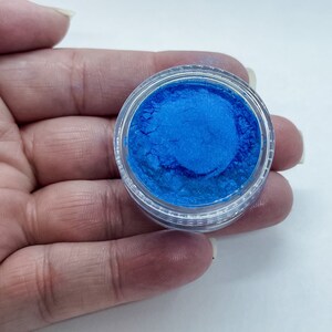 Azure Sky Blue #016 Mica Powder 3 GRAM JAR Soap Making Epoxy Crafts ...