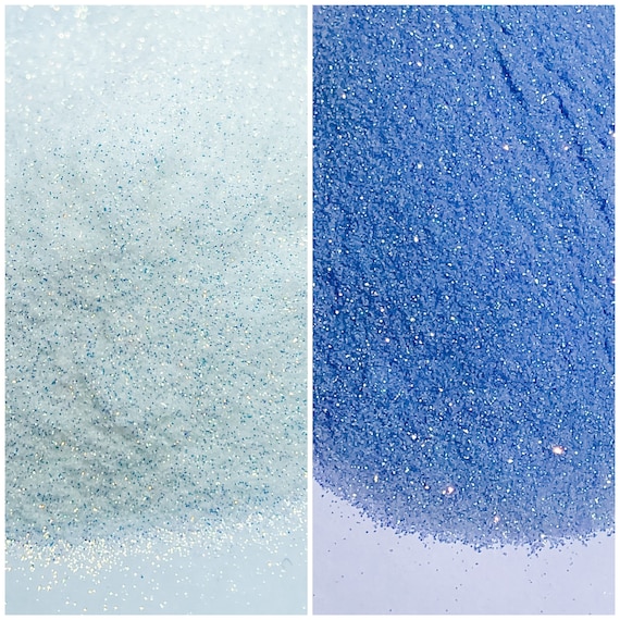 UV Color Changing White to Blue Fine Poly Mix Glitter for - Etsy