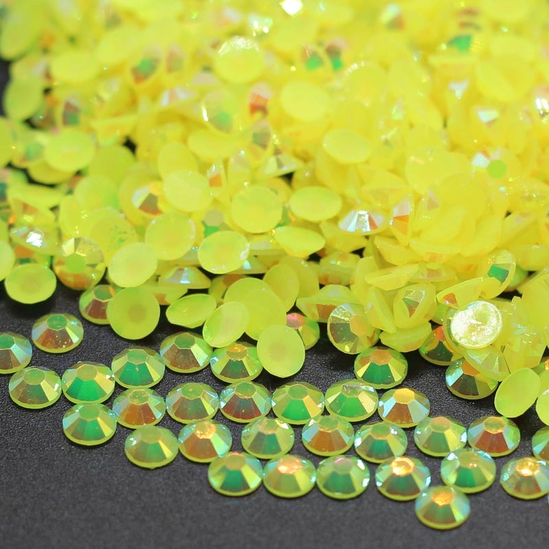 Yellow Rhinestones - Etsy