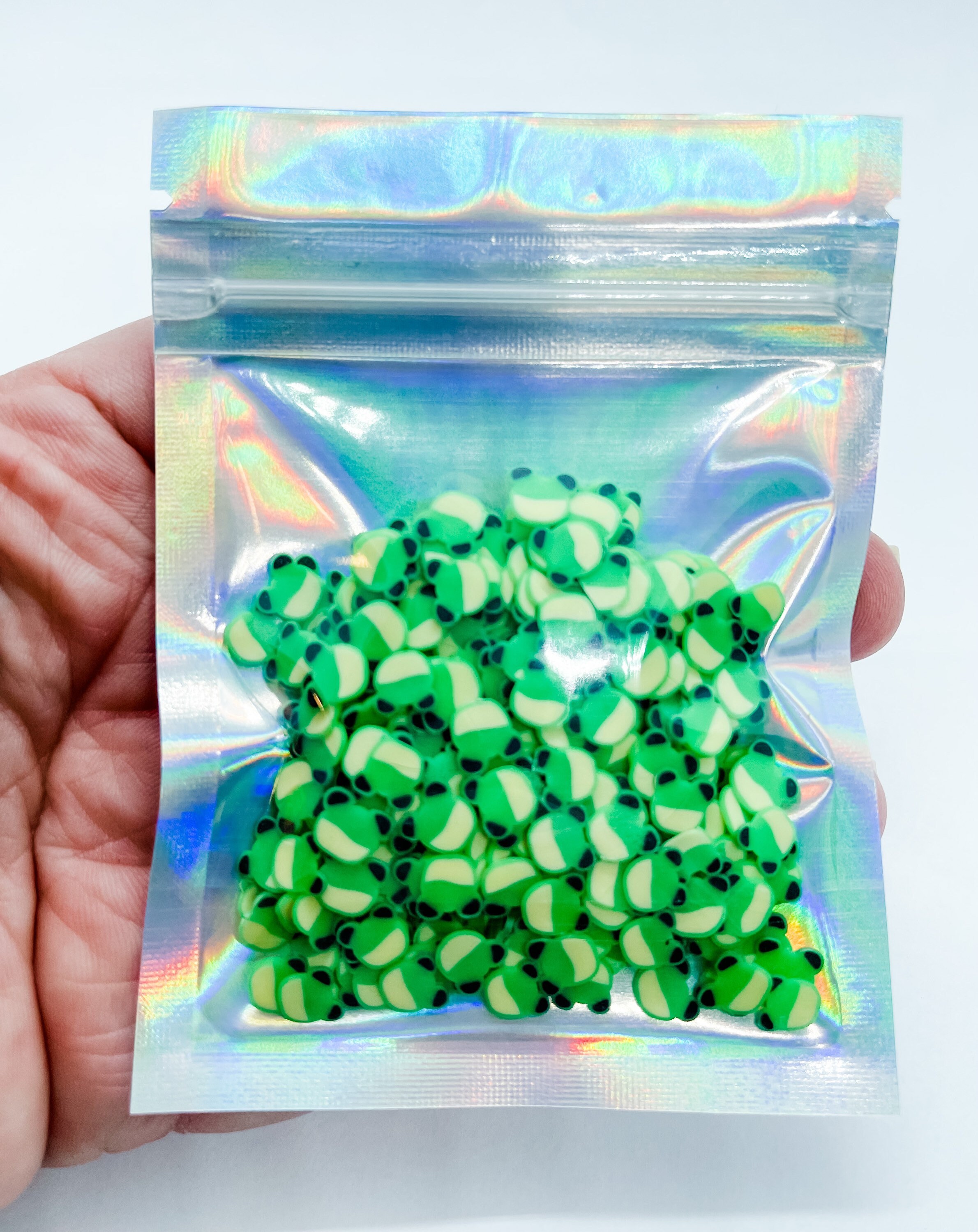 Frog Froggy Frogger Ribbit Animal Slime Polymer Clay Slice | Etsy