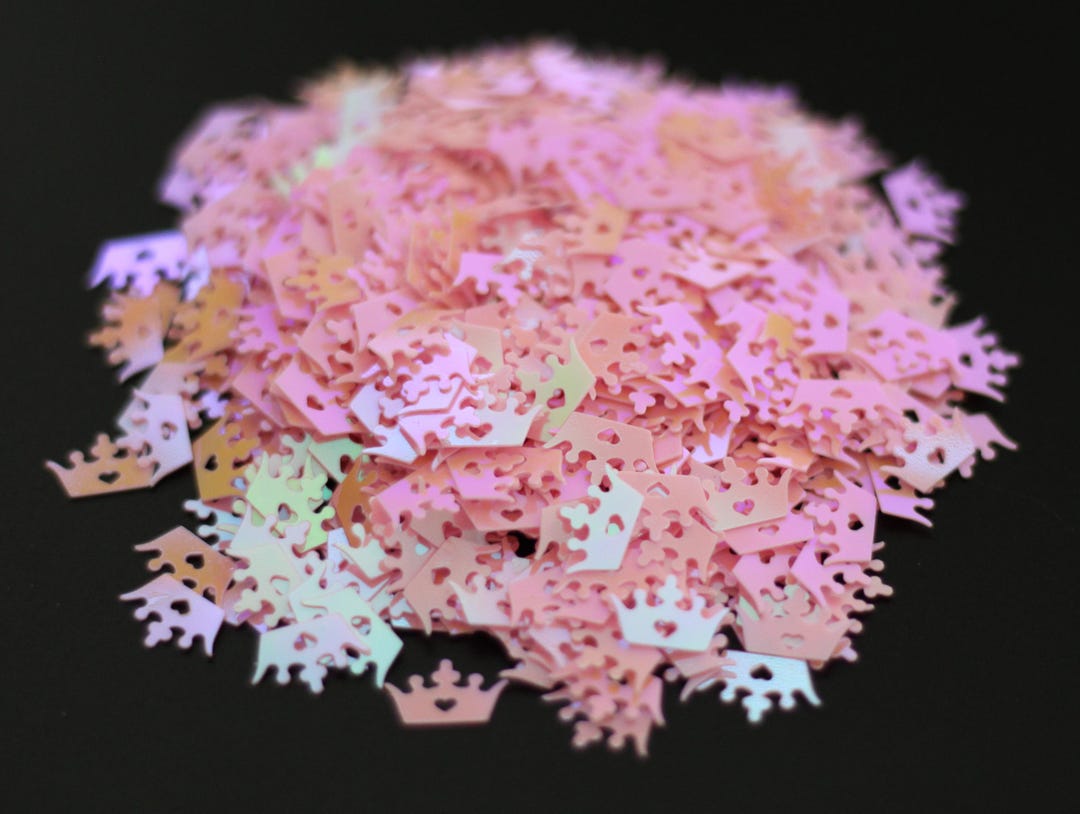 Light Pink Princess Crown Glitter for Epoxy Tumblers, Birthday Party ...