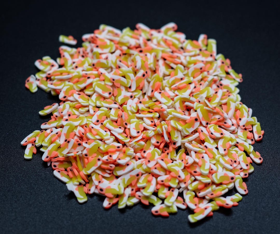 Goldfish Fish Polymer Clay Slice Snowglobe Tumblers, Slime, Hair Gel ...