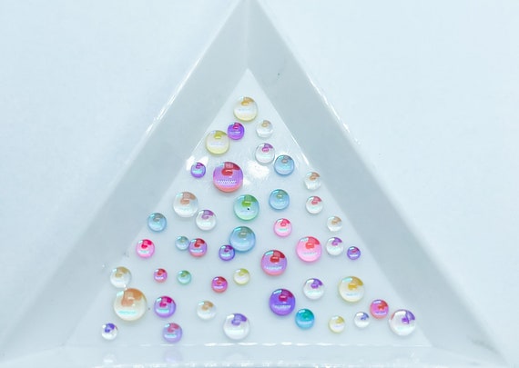 MIXED COLORS & Sizes Mermaid Tears Dome Water Drop Drip Bubble - Etsy