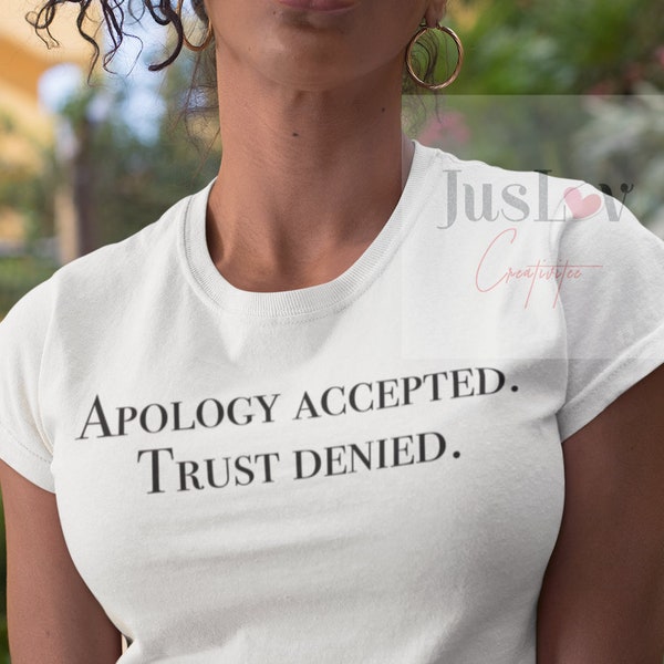 Apology Accepted Access Denied Svg - Etsy