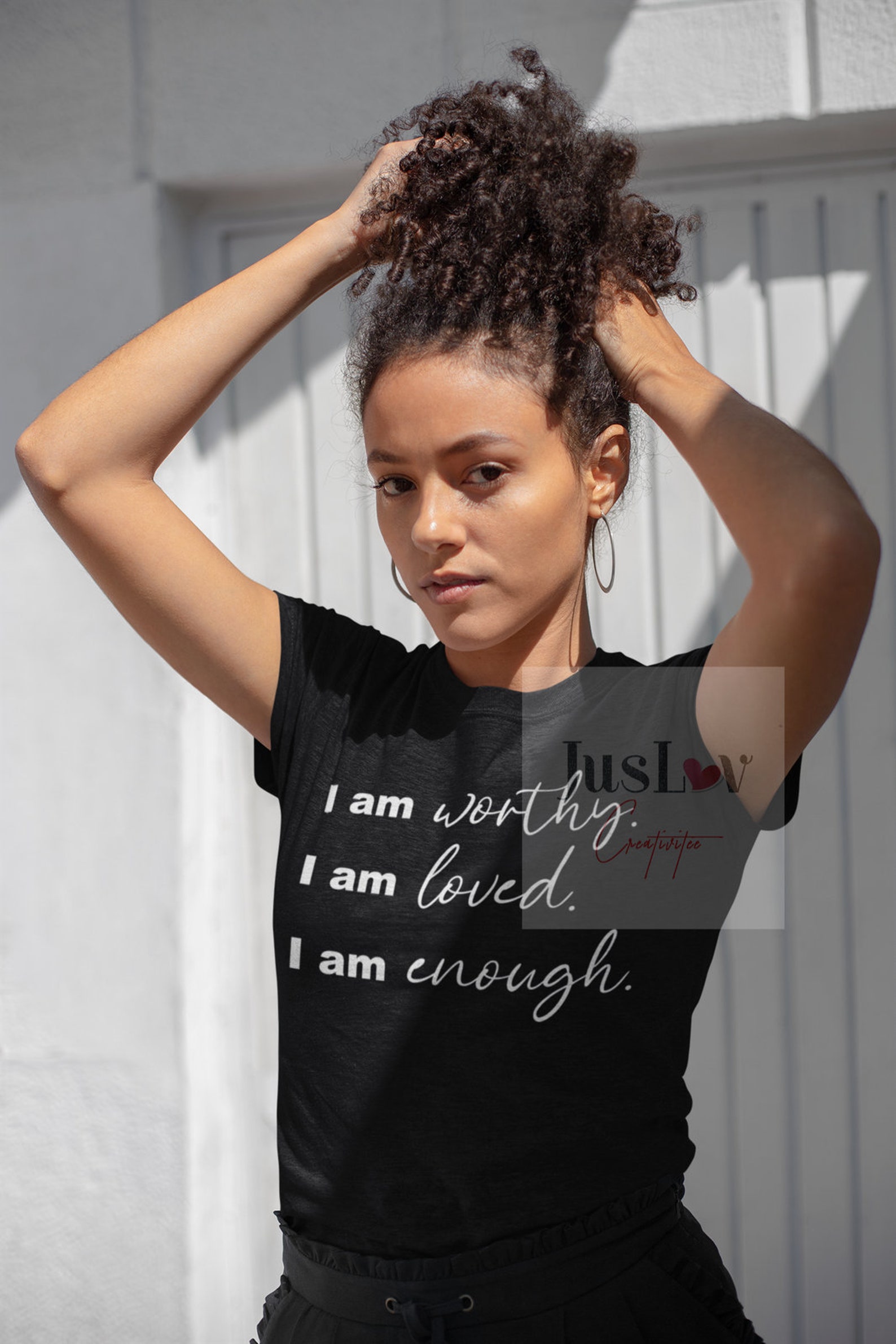 I Am Worthy I Am Loved I Am Enough SVG PNG | Instant Downloads| Digital ...