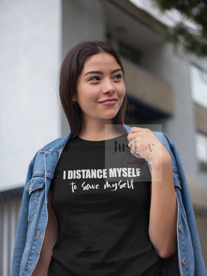 I Distance Myself to Save Myself SVG Png Instant Downloads | Etsy